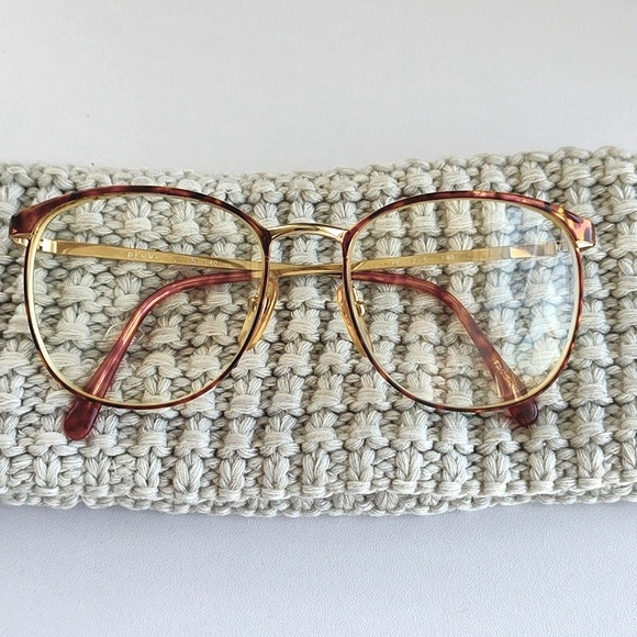 Perry Ellis | Accessories | Vintage Perry Ellis Tortoise And Gold Metal ...